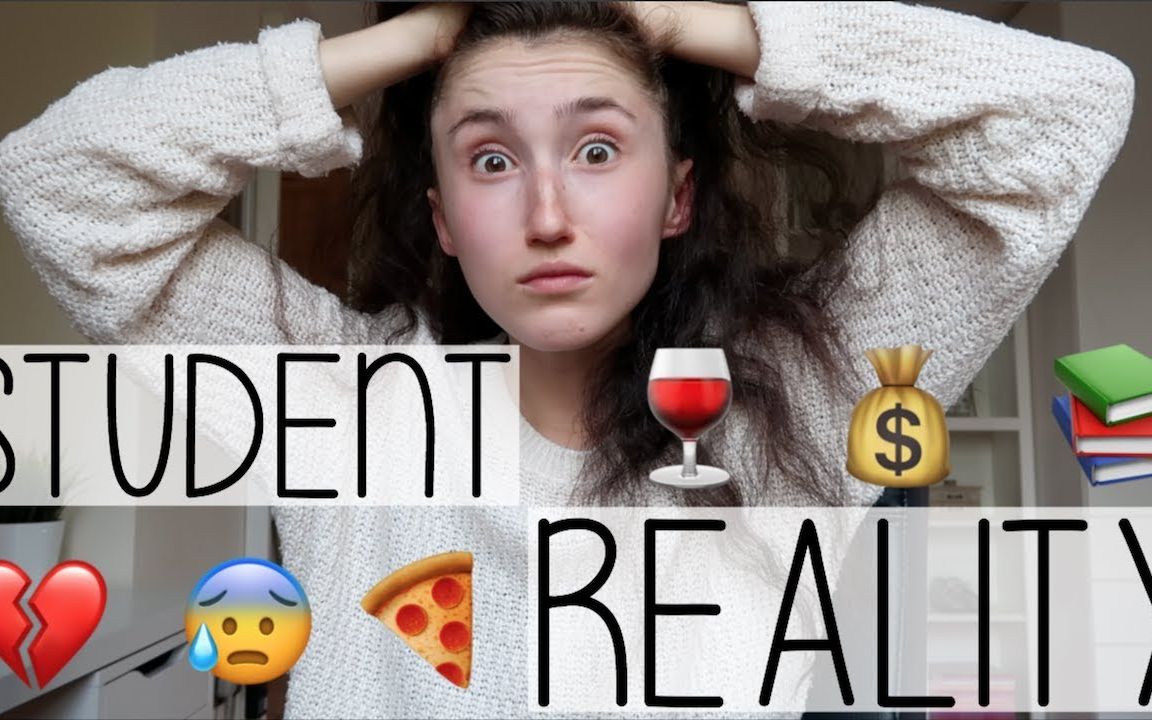 英文【holly gabrielle】2018-9-16 university student expectations VS reality ...