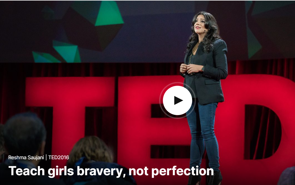 【Ted-无字幕/英/中】Reshma Saujani：女孩要勇敢而不必完美_哔哩哔哩_bilibili
