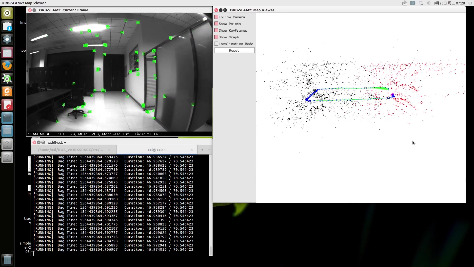 基于无人机的ORB-SLAM实测视频_哔哩哔哩_bilibili
