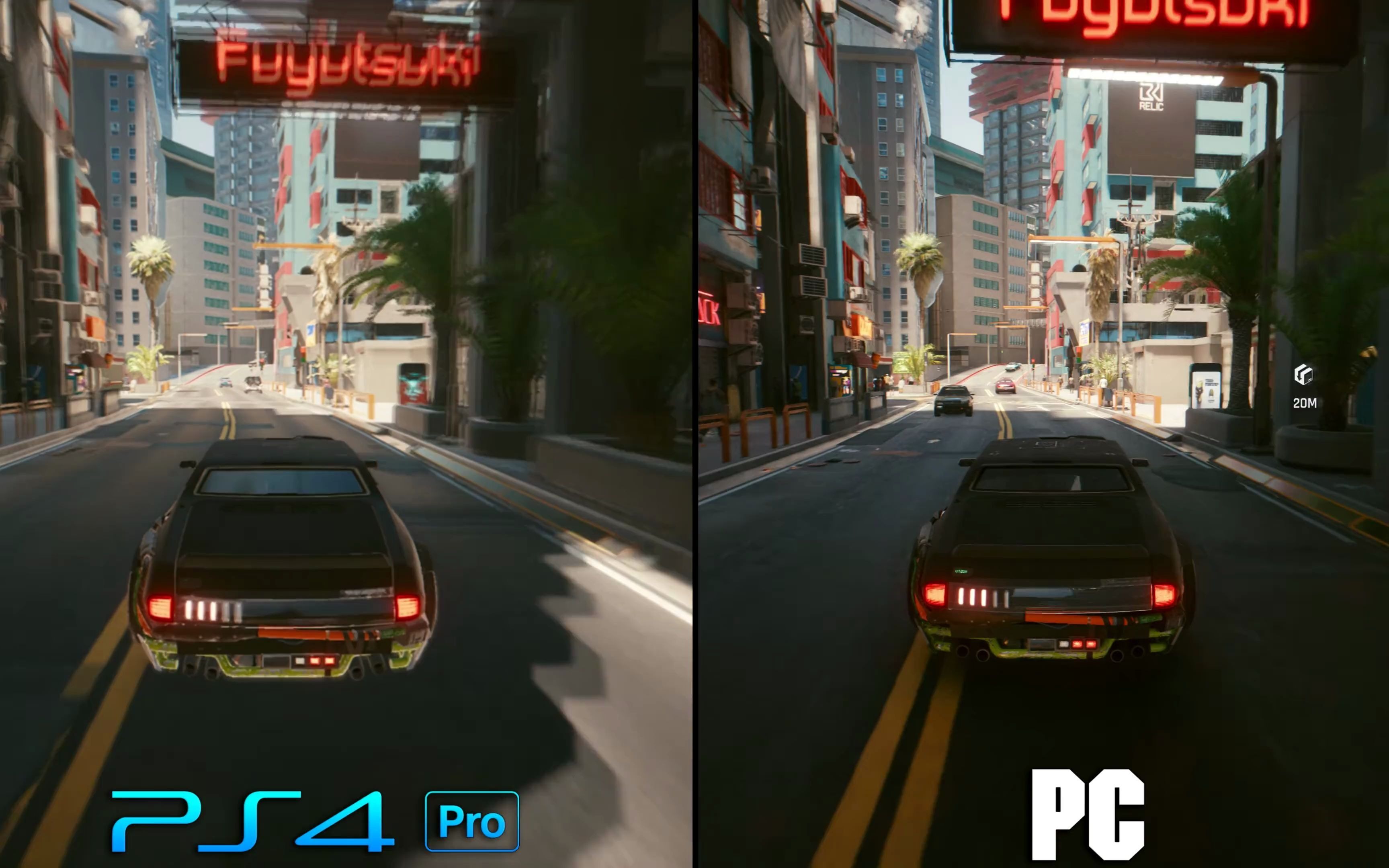 （Testing Games）赛博朋克 2077 : PS4 Pro vs PC (RTX Ultra 4K)画面对比_哔哩哔哩_bilibili